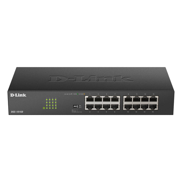 16-Port Gigabit Unmanaged Switch - DGS-1016D – D-Link Shop Canada