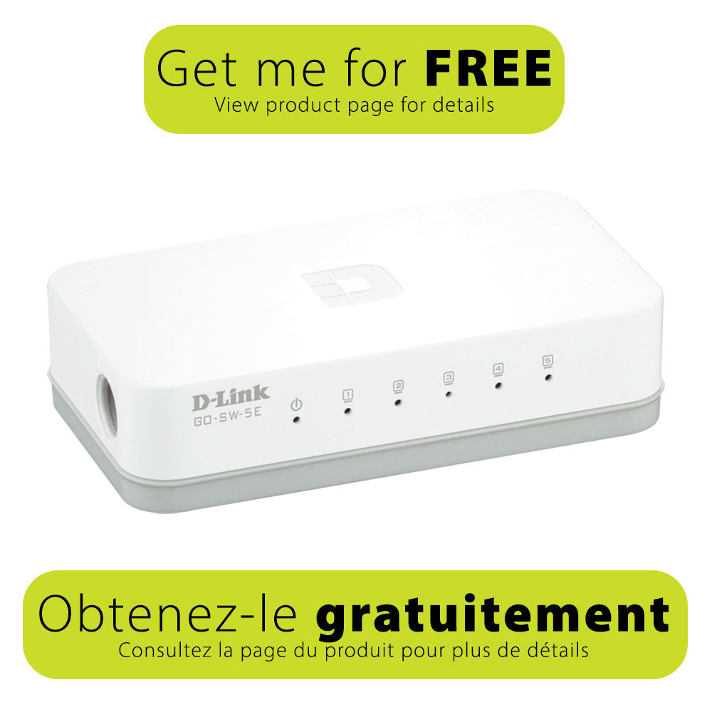 D-Link 5-Port Fast Ethernet Unmanaged Desktop Switch - GO-SW-5E – D ...