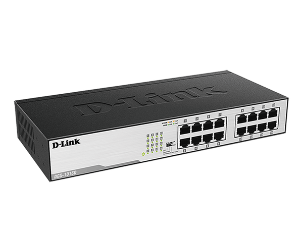 16-Port Gigabit Unmanaged Switch - DGS-1016D – D-Link Shop Canada