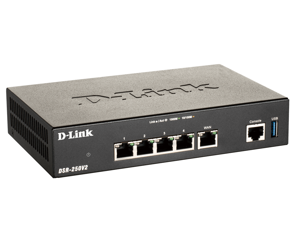 4-Port Gigabit VPN Router - DSR-250V2 – D-Link Shop Canada