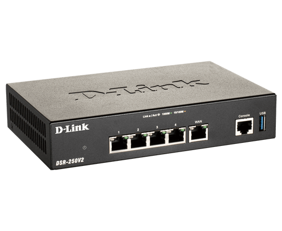 4-Port Gigabit VPN Router - DSR-250V2 – D-Link Shop Canada